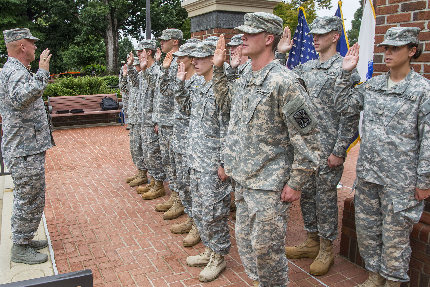 Be Ready To Raise Your Right Hand Military