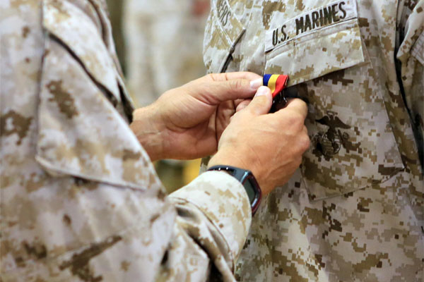 Five Marines Receive Highest Non-Combat Award | Military.com